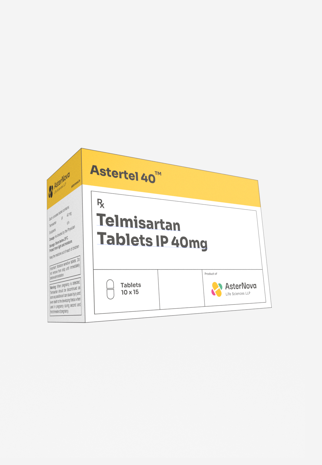 Astertel 40 | Telmisartan for Blood Pressure Control - Aster Nova
